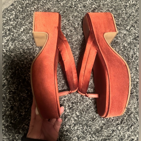 Jeffrey Campbell | Shoes | Jeffery Campbell Finley Satin Platform ...